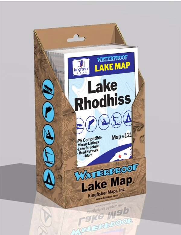 Lake Rhodhiss #1215 – 24 PACK – Kingfisher Maps, Inc.